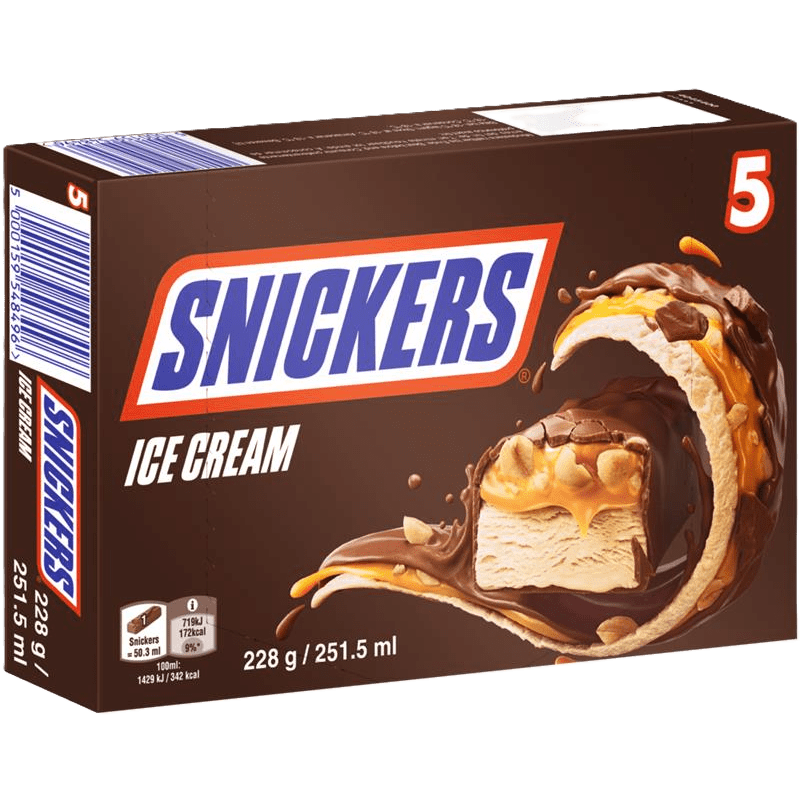 SNICKERS Eisriegel 5 Pack | SNICKERS®